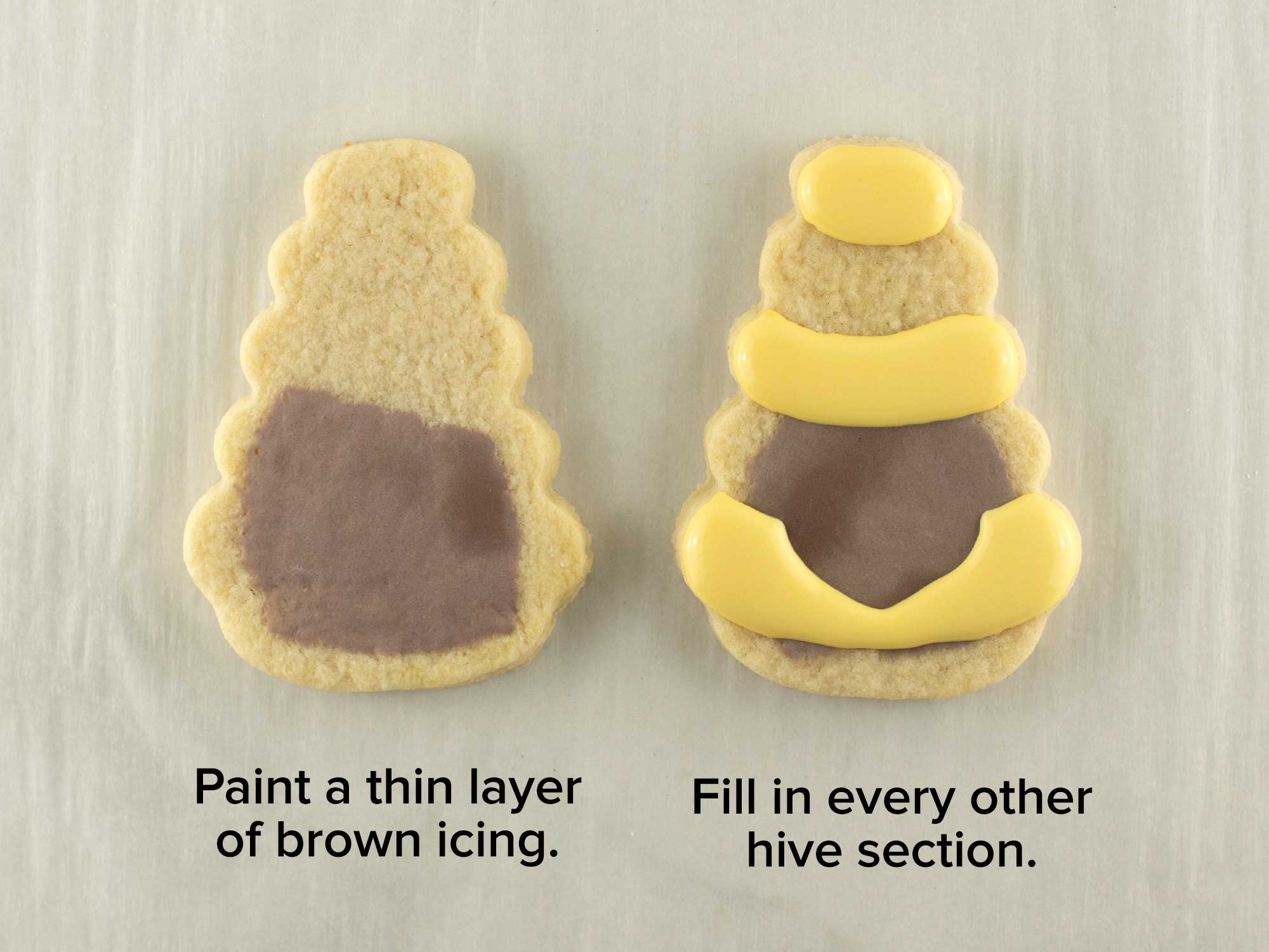 Decorate a Bee Cookie Platter for Valentine's Day