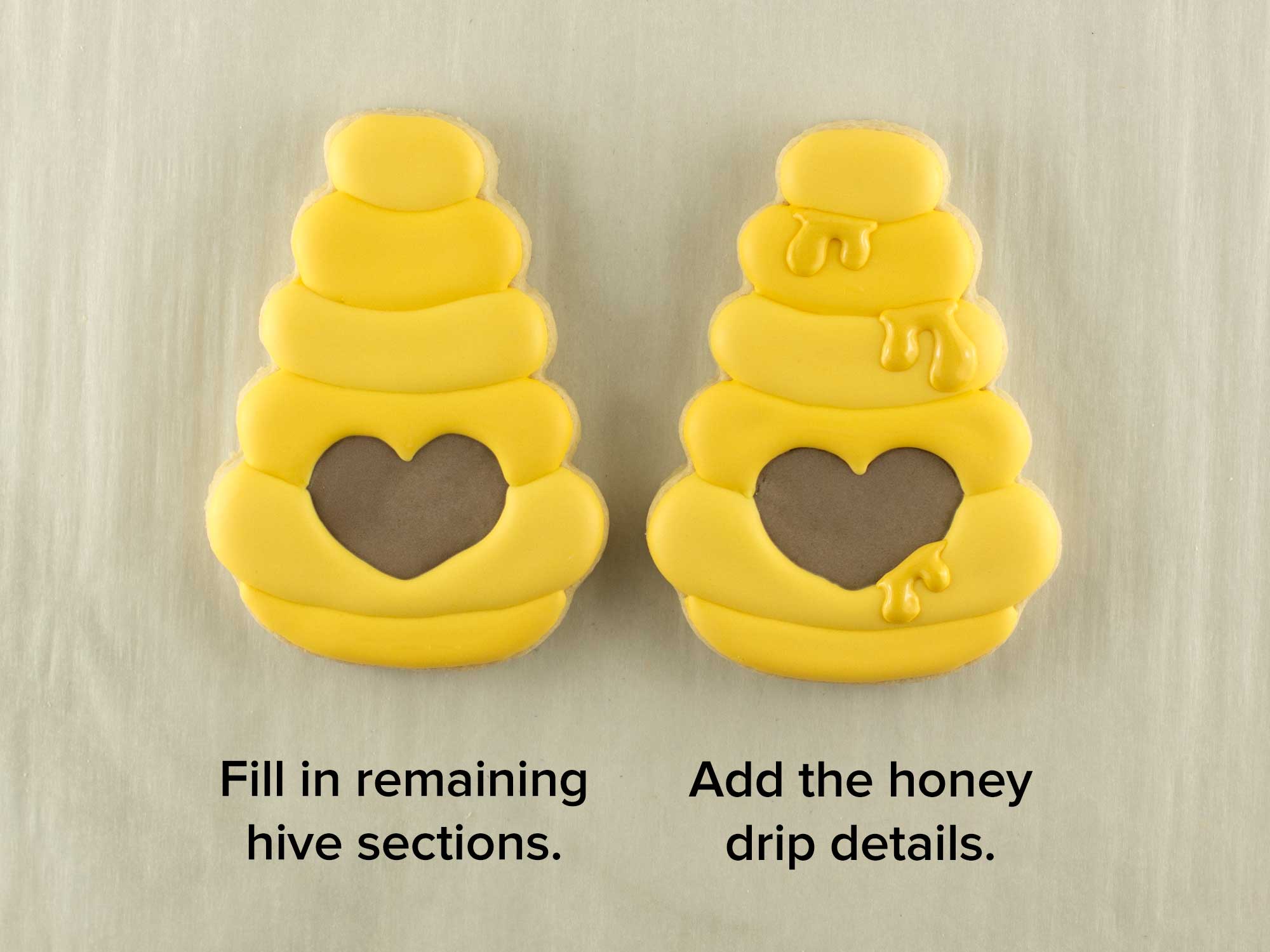 Decorate a Bee Cookie Platter for Valentine's Day