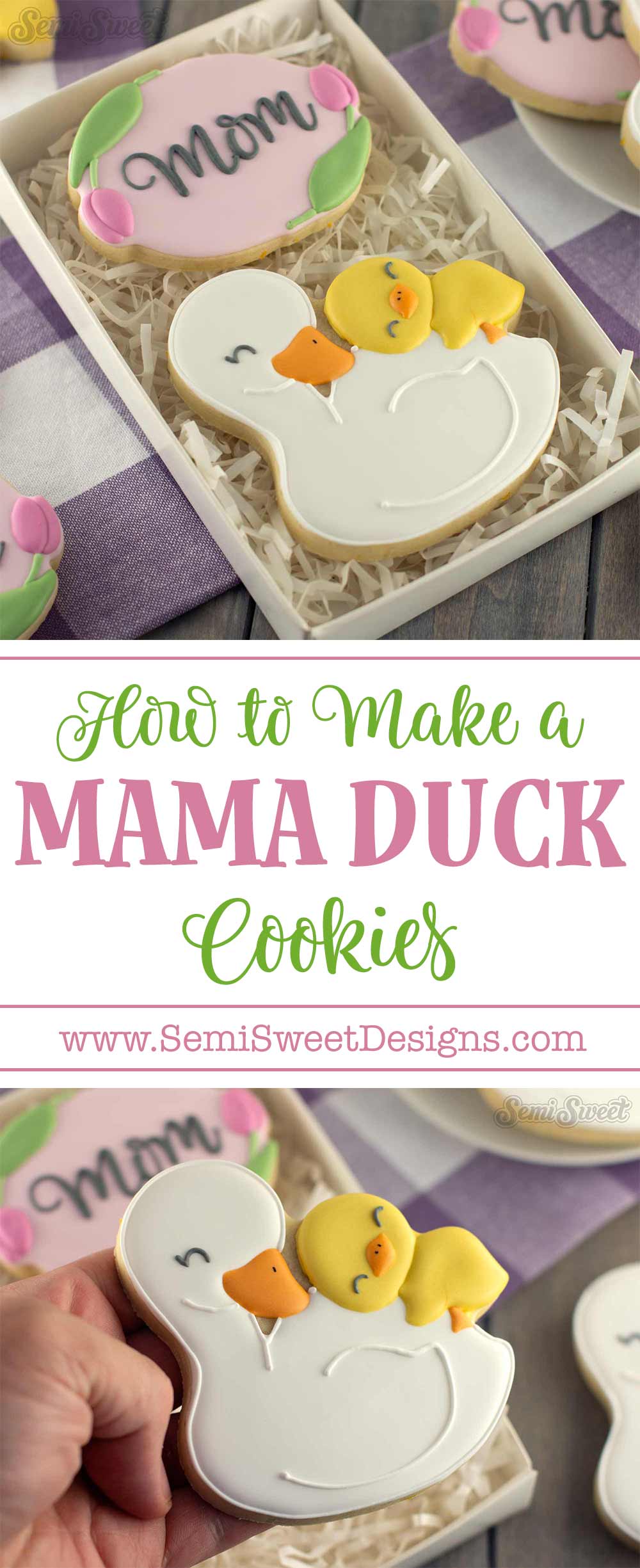 Decorate a Mama Duck Cookie for Mother's Day