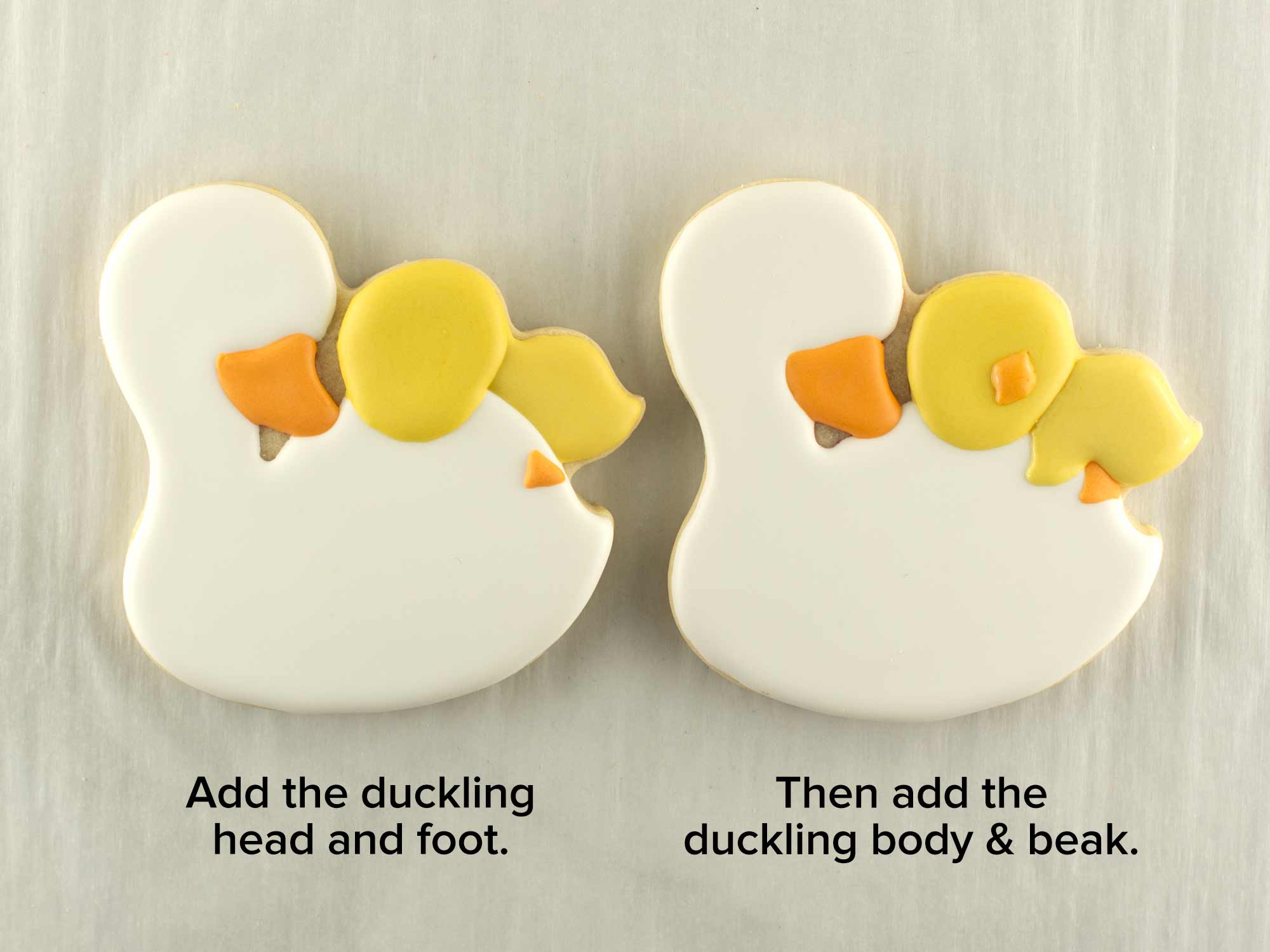 Decorate a Mama Duck Cookie for Mother's Day