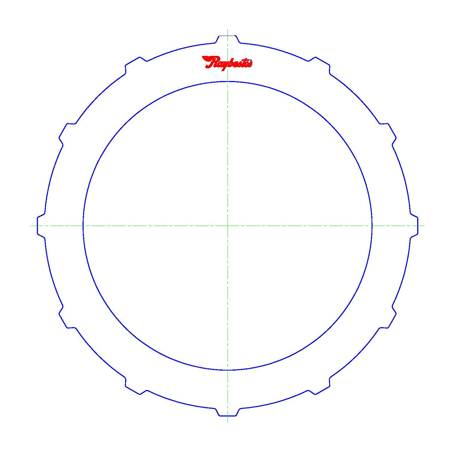 NA - TF8, A727 / 36RH / 37RH Front/Rear, High, Reverse Steel Clutch Plate