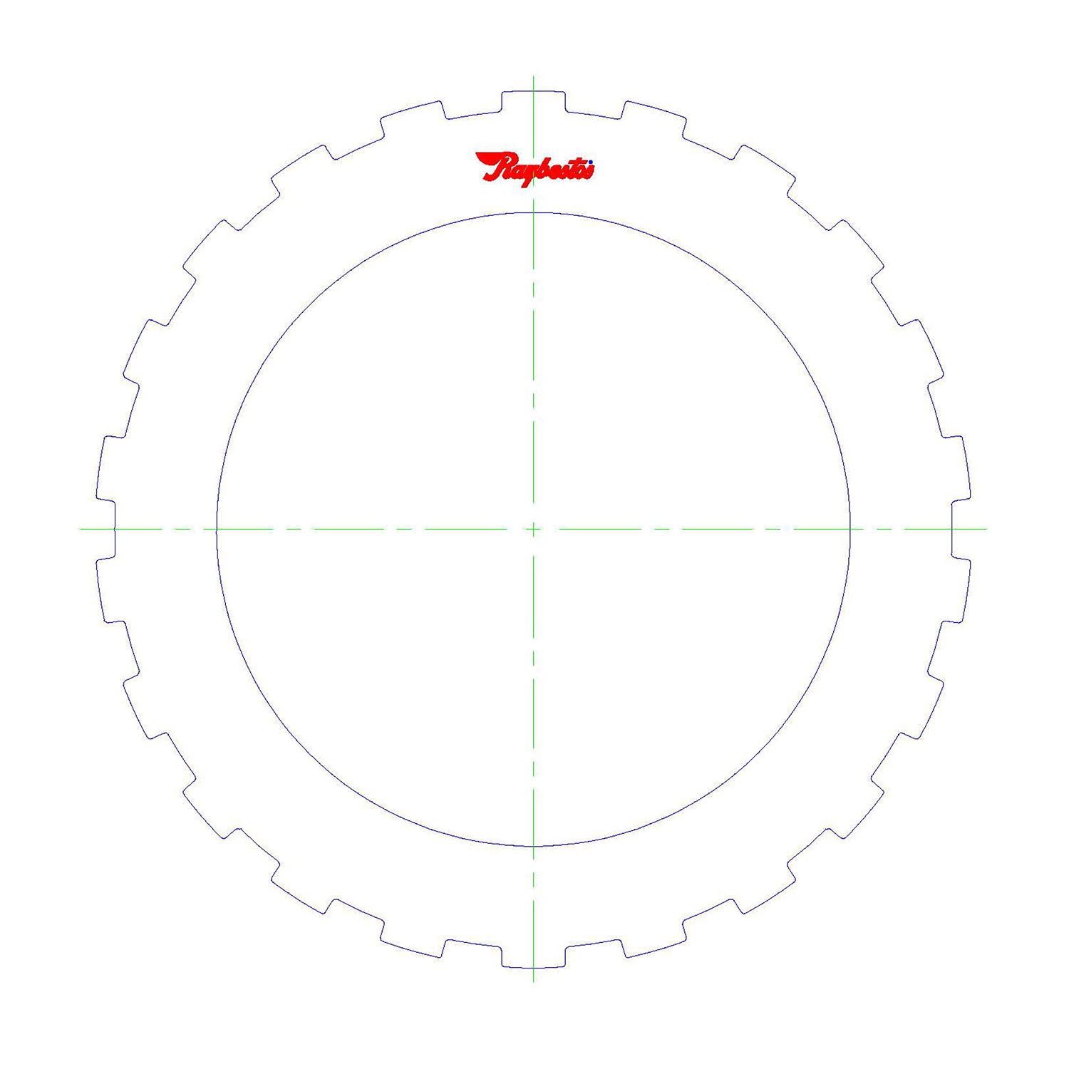 8623150, 8655621 - TH400 Intermediate Flat Steel Clutch Plate