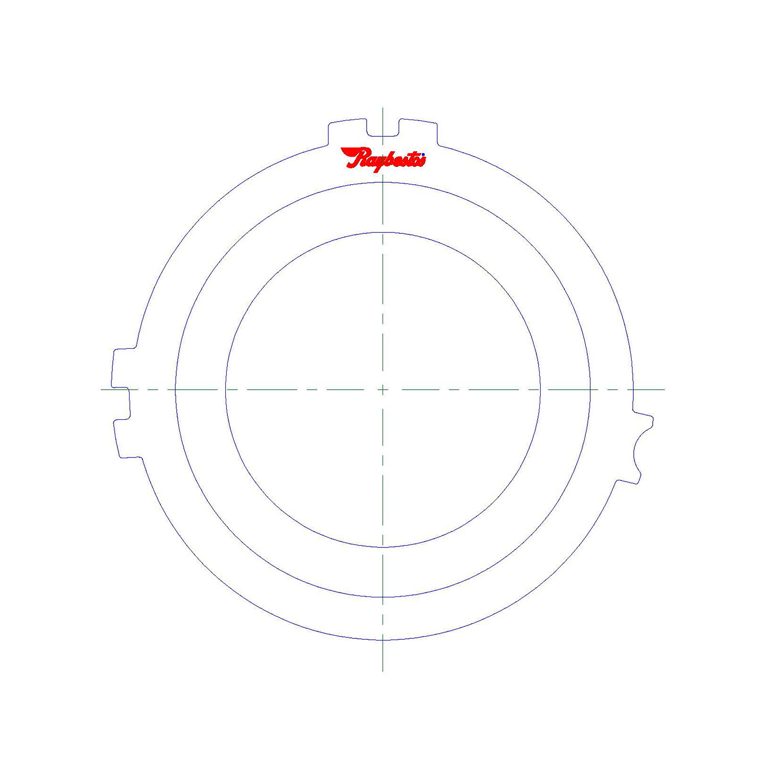 8649831 - 4T60, TH440T4, 4T60E Pressure Plate Steel Clutch Plate