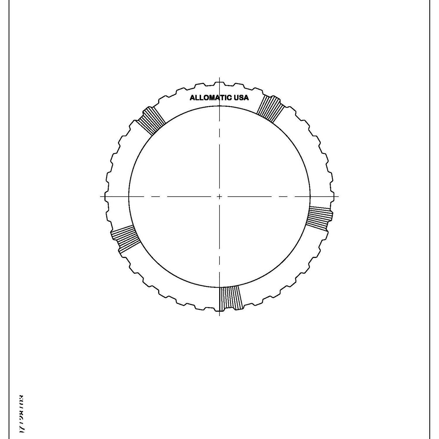 24202950 - 4T65E 2nd (Waved) Steel Clutch Plate
