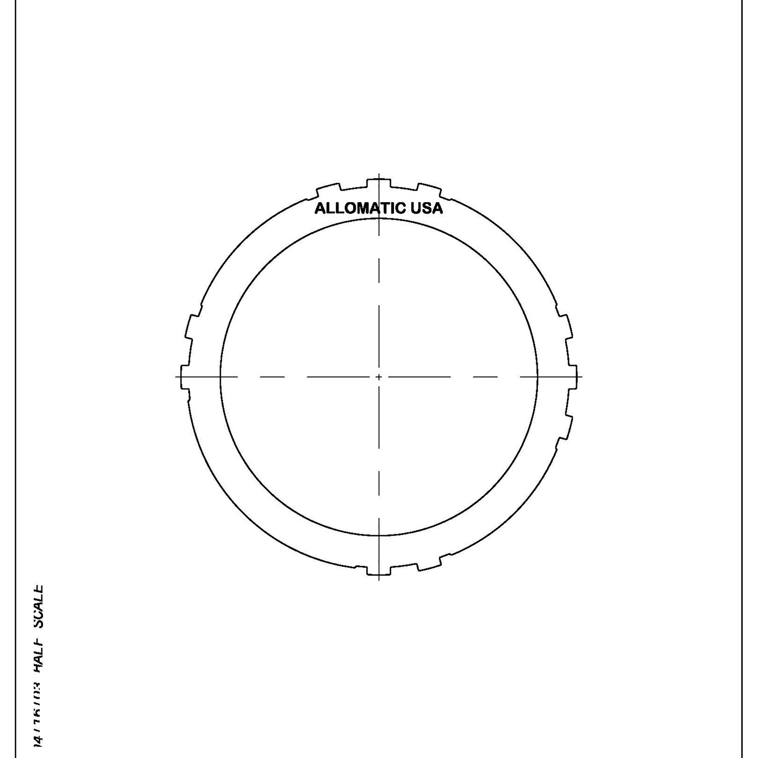 4799243 - 65RFE, 66RFE 2C Steel Clutch Plate
