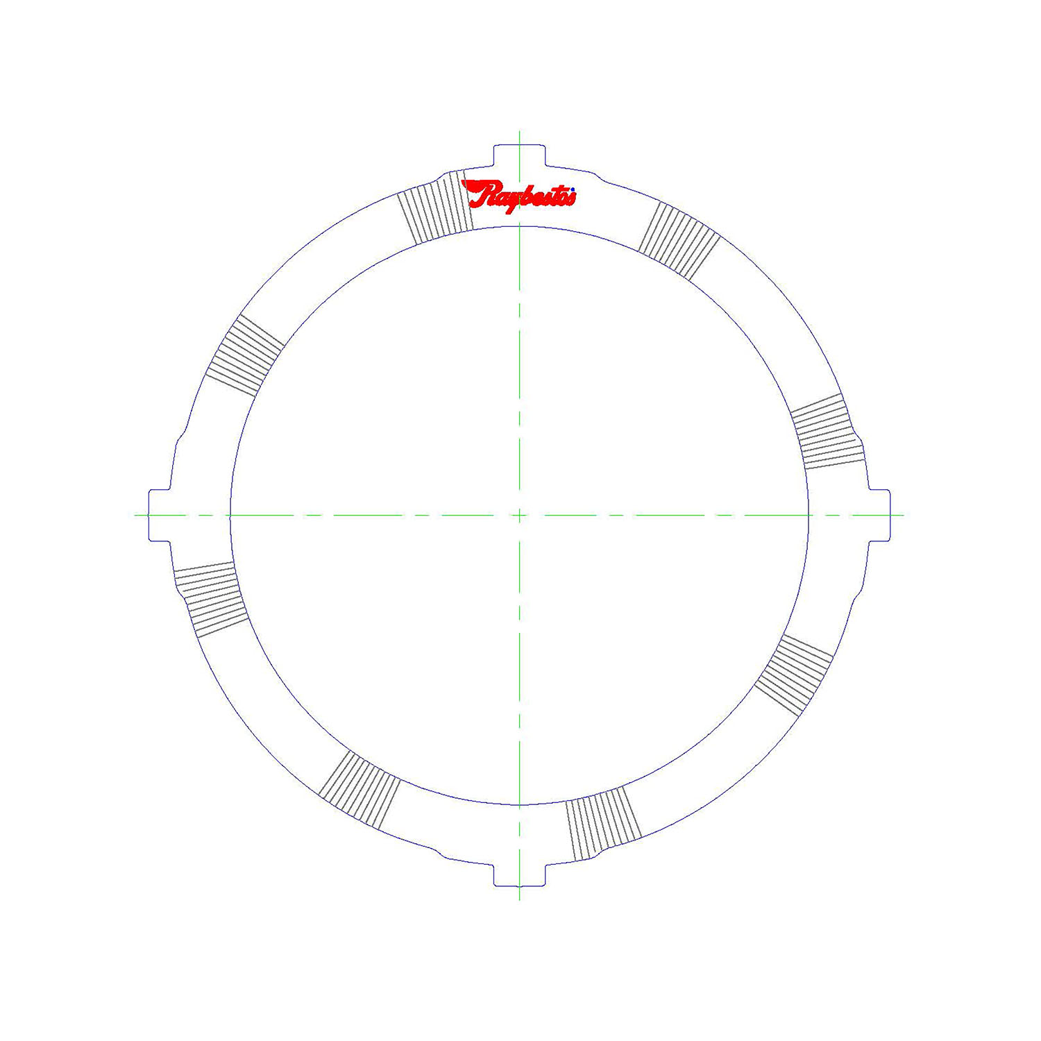 8633371 - TH200-4R, TH325, TH325-4L Low Reverse (Waved .077") Steel ...