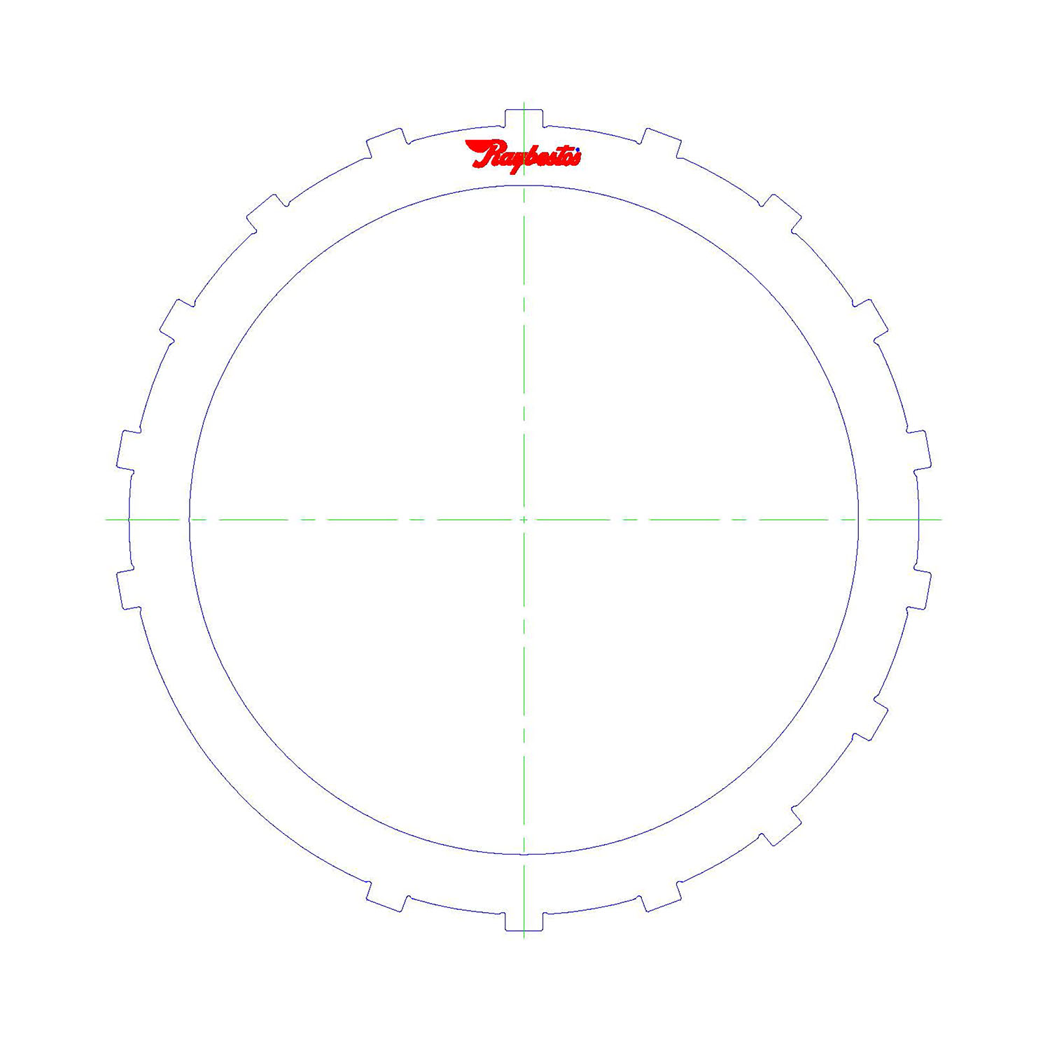 6834488 - HT700 SERIES 2nd, 3rd (.103") Selective Steel Clutch Plate