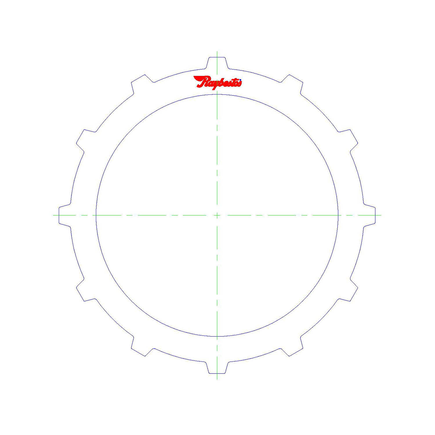 24231-209-824 - 4HP-22 Intermediate Overrun Steel Clutch Plate