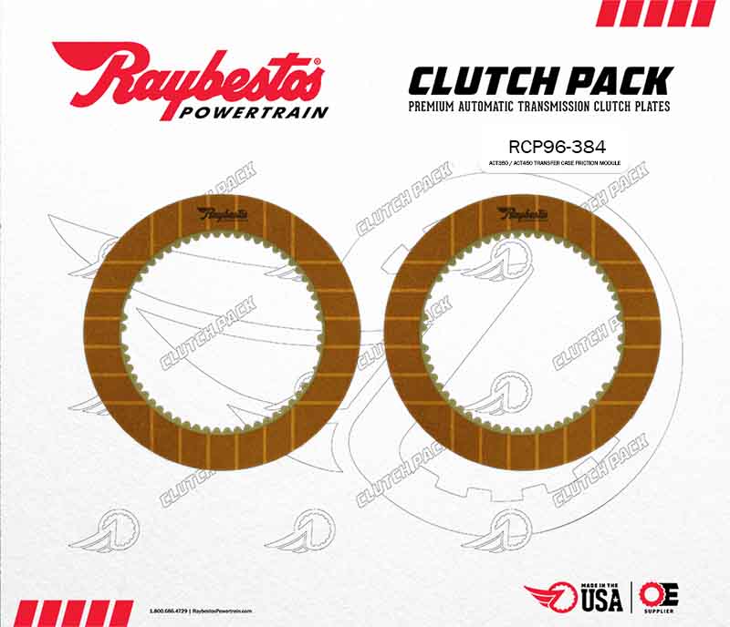 ACT350, ACT450 Transfer Case Transmission Rebuild Kit Parts | Raybestos Powertrain