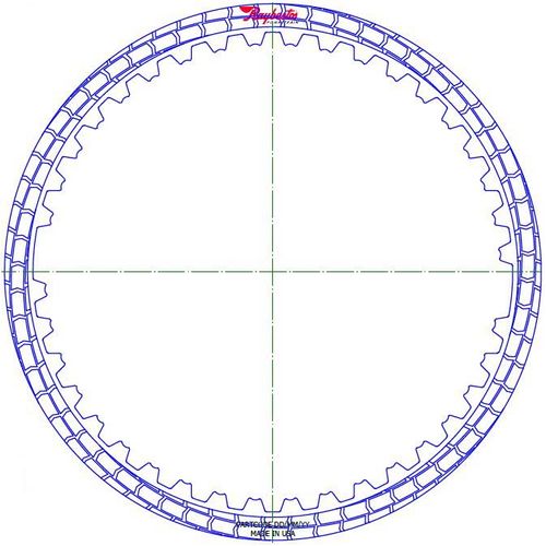 NA - 8HP75 B Brake HT Friction Clutch Plate