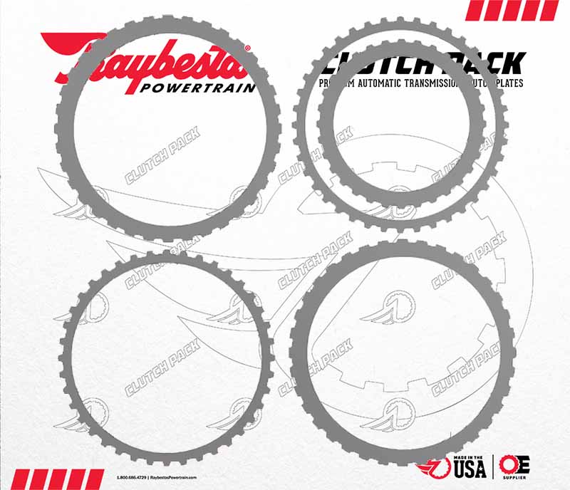 Toyota U880, U881E, U881F Steel Clutch Pack Module | Raybestos Powertrain