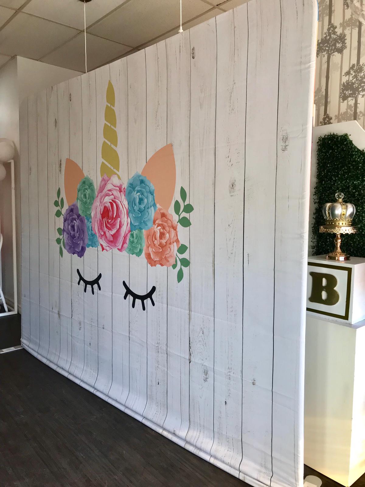 Unicorn Theme Wall - Backdrop