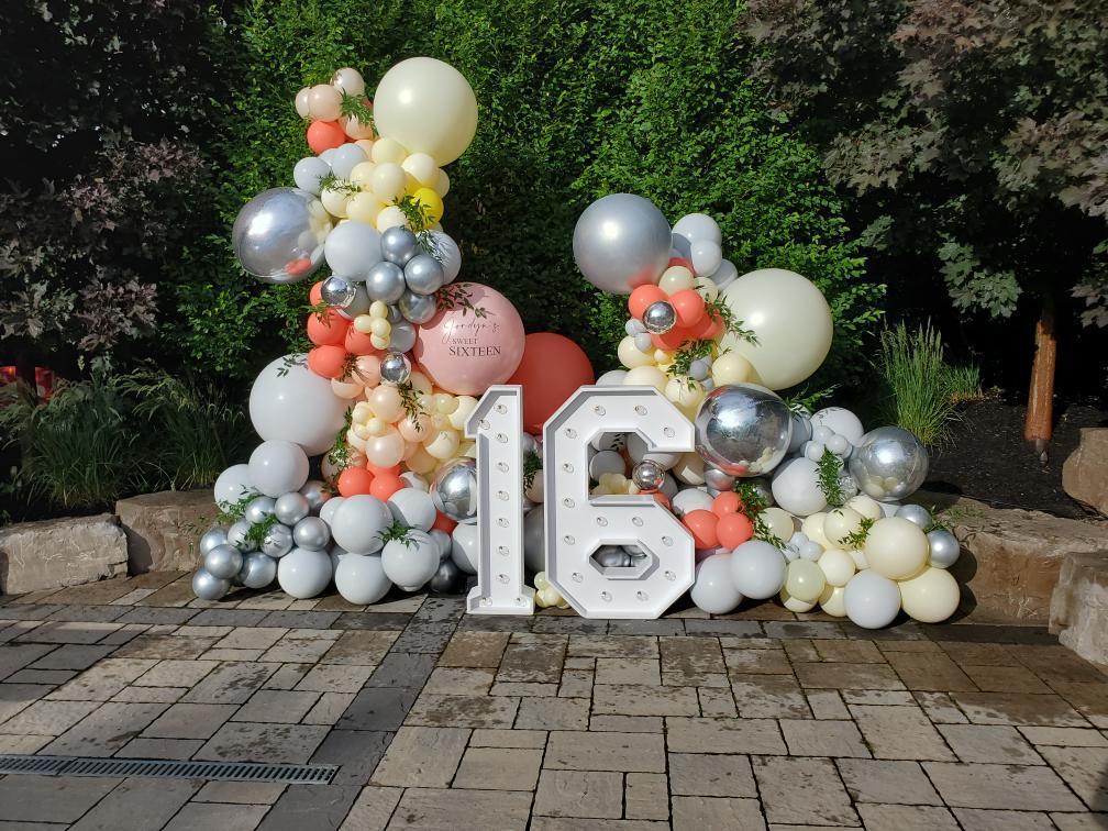 16 Light Up Numbers - Marquee Letters