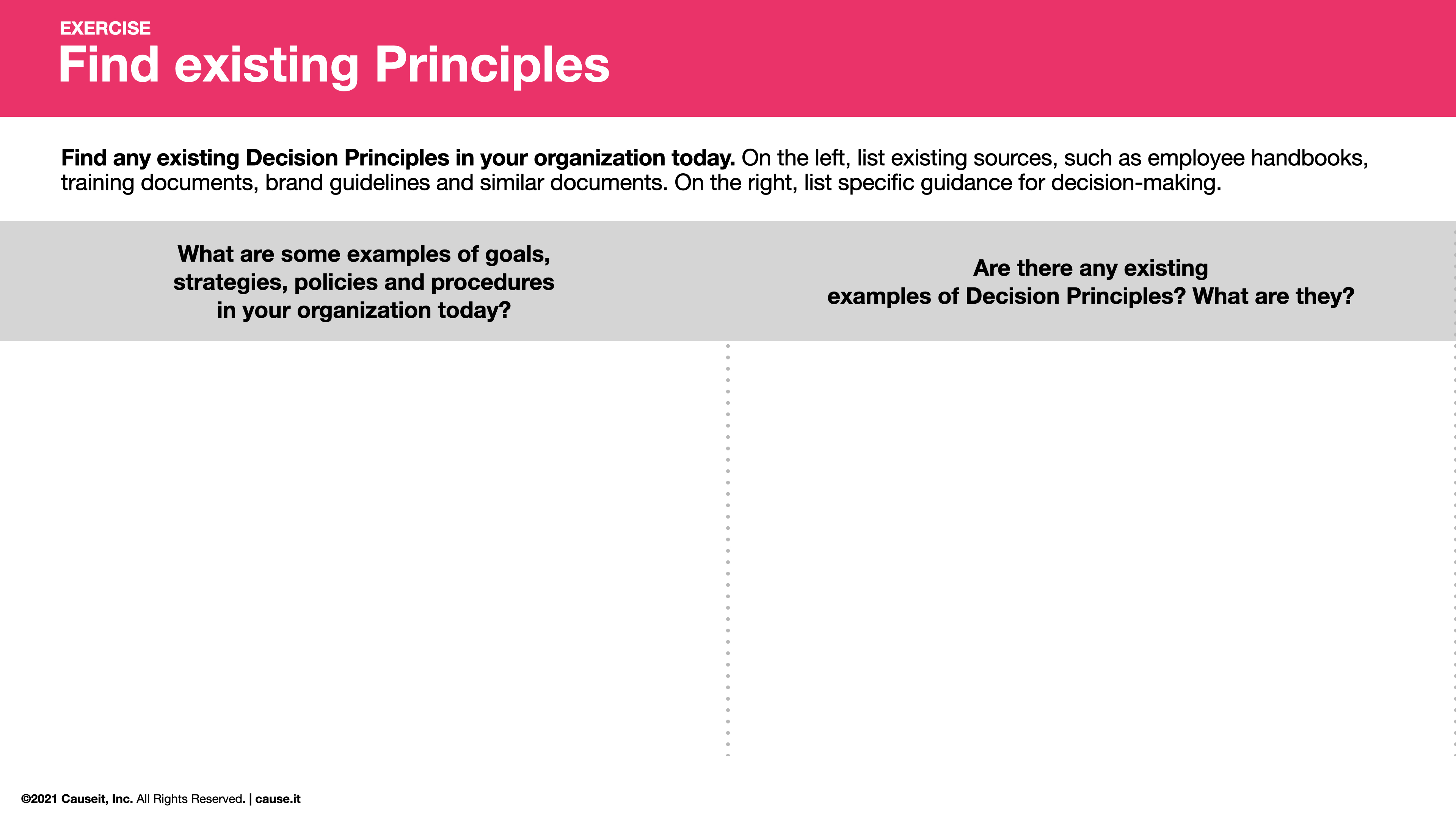 Design & Use Principles | Principles Guidebook
