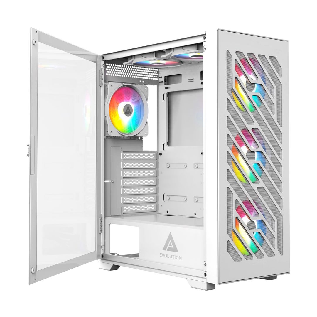 Apevia | Evolution-WH | MID TOWER | Chassis