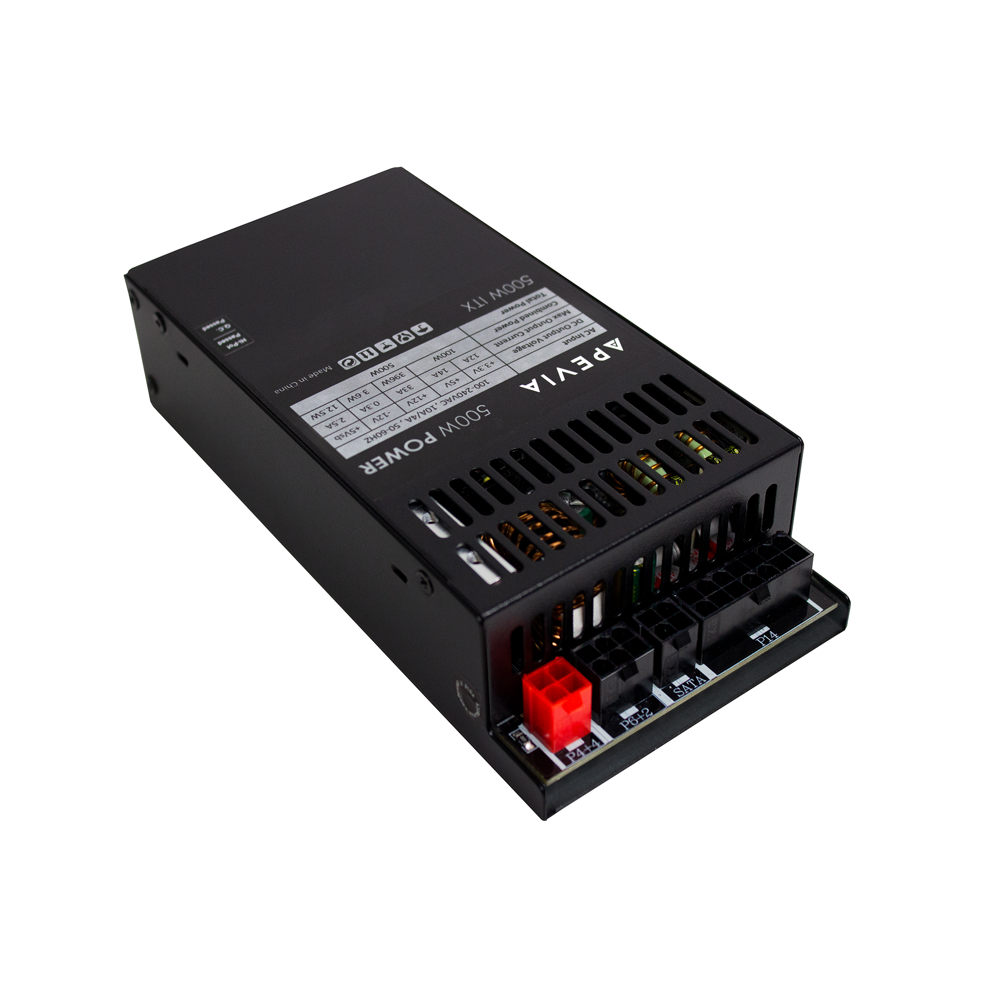 Apevia | ITX-PFC500W | 500W+ | Power Supply