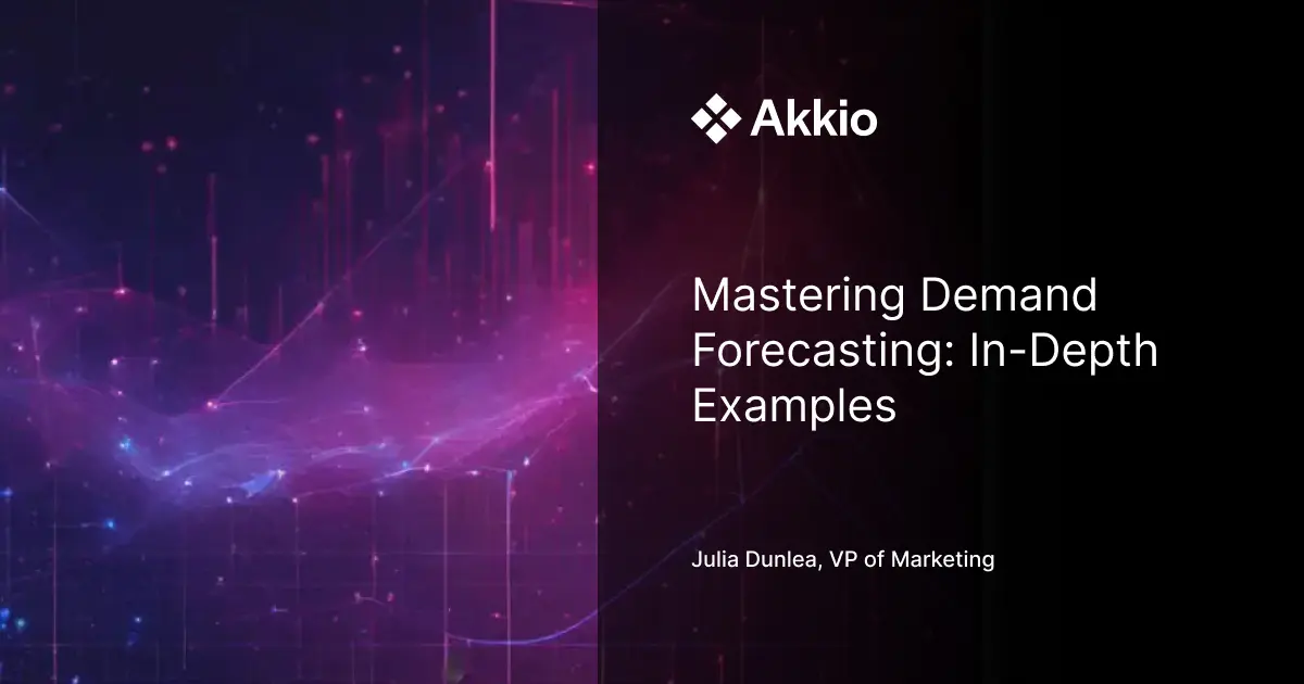 Mastering Demand Forecasting: In-Depth Examples
