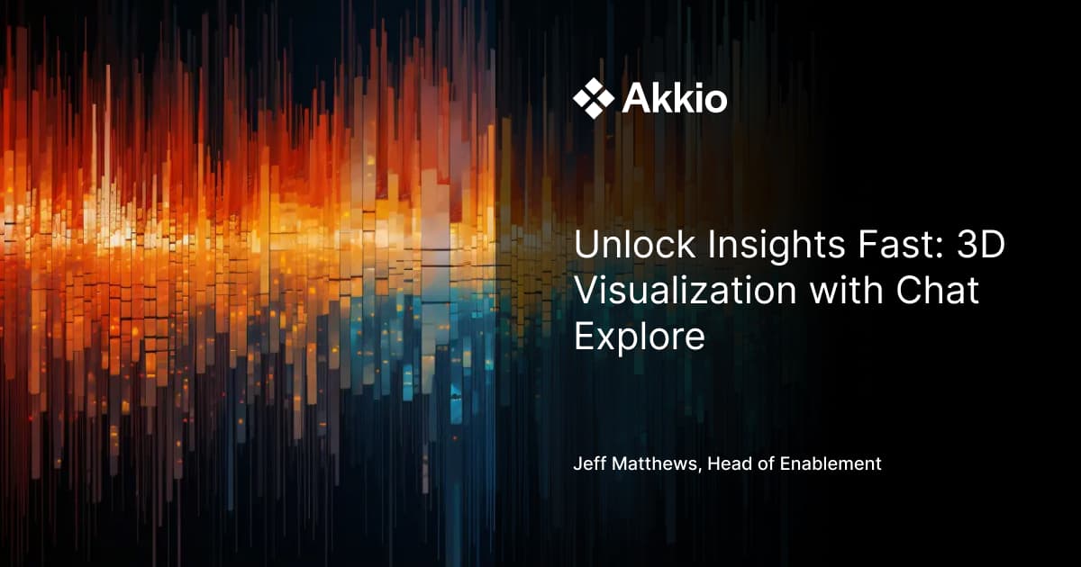 Unlock Insights Fast: 3D Visualization with Chat Explore