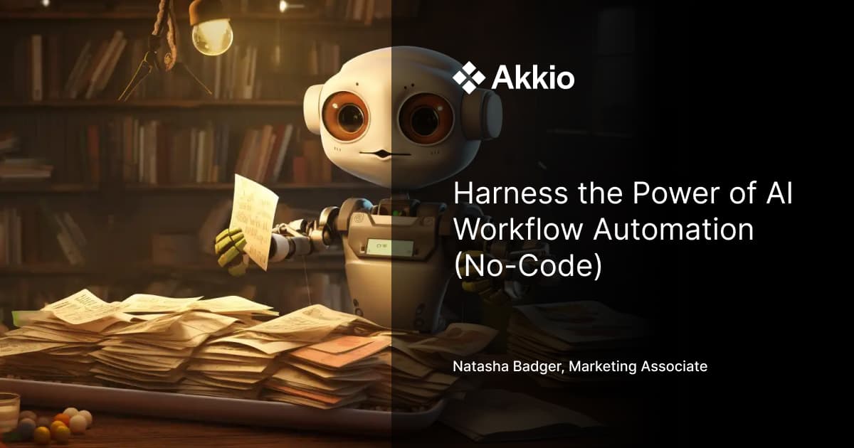 Harness the Power of AI Workflow Automation (No-Code)