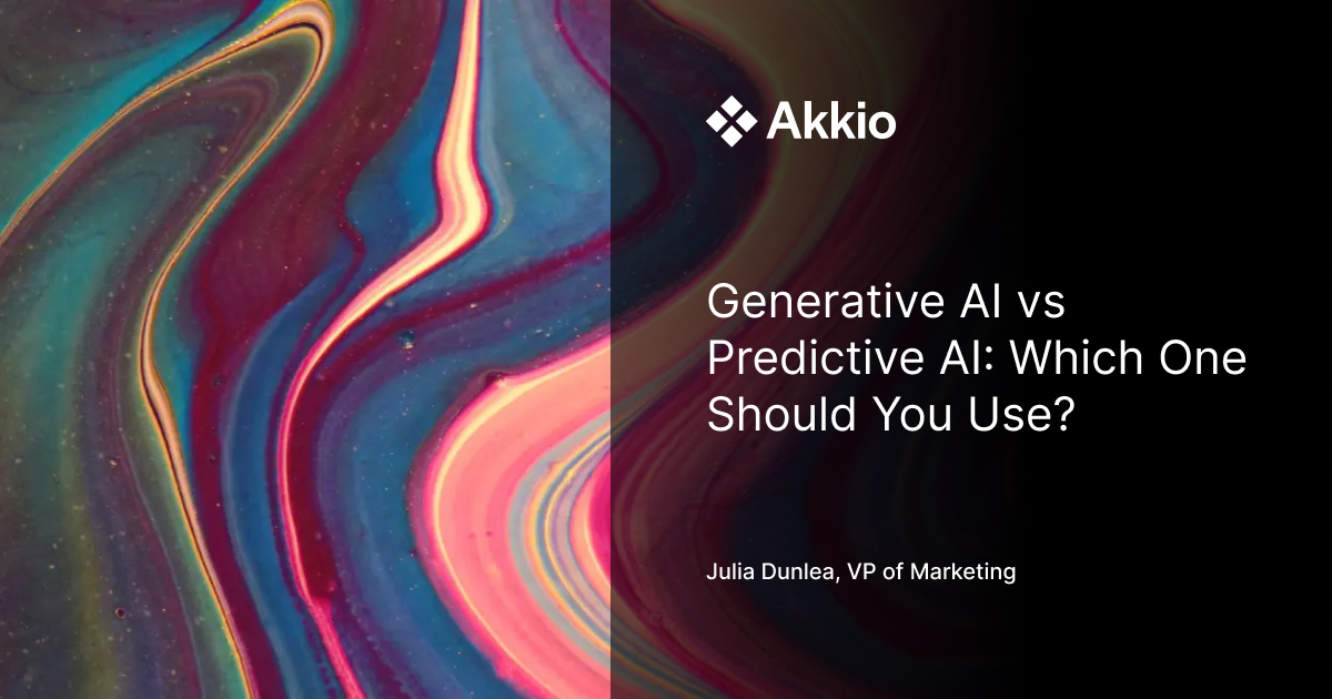 Generative AI vs Predictive AI: Which One Should You Use?