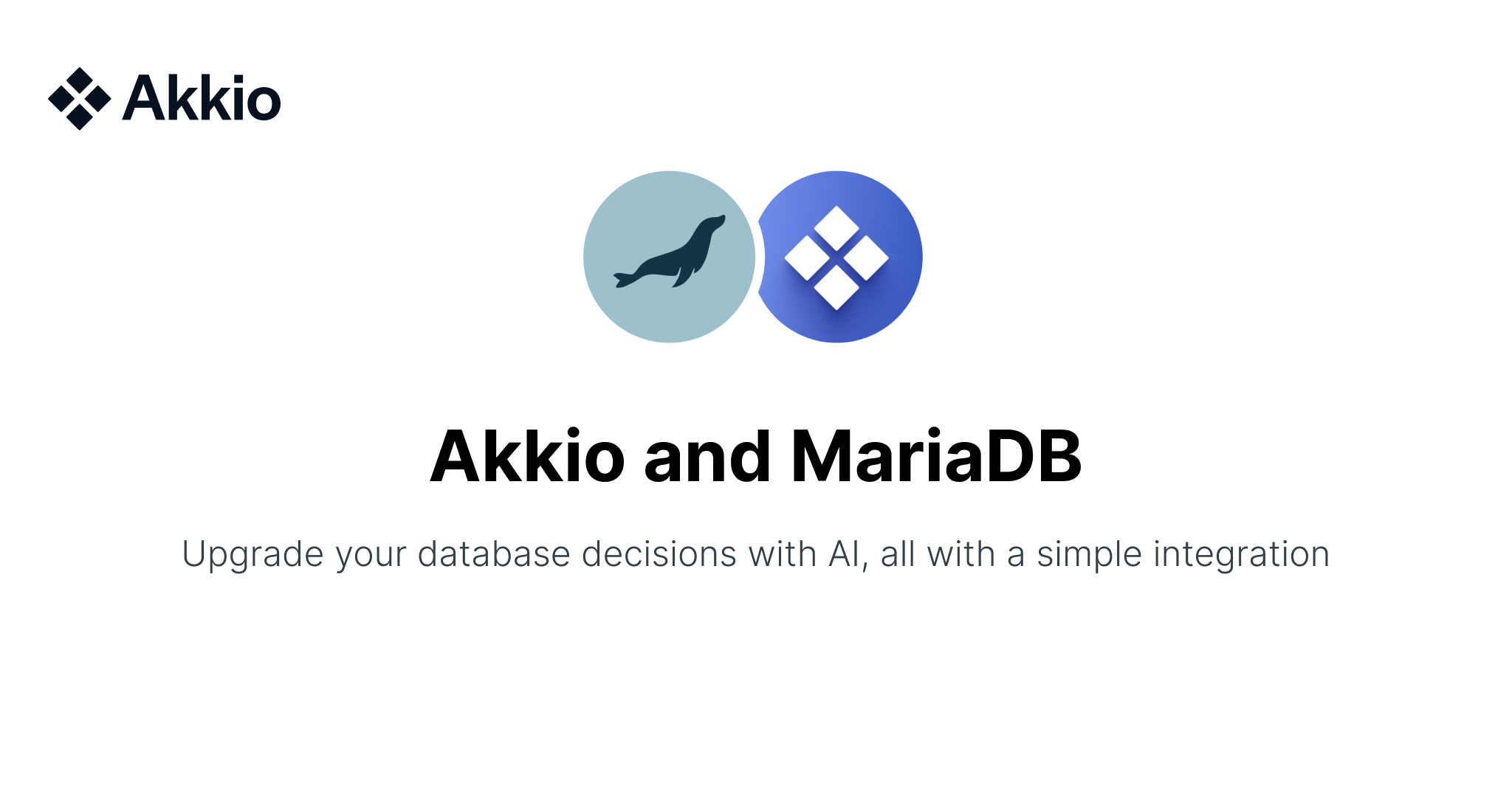 Akkio and MariaDB Integration