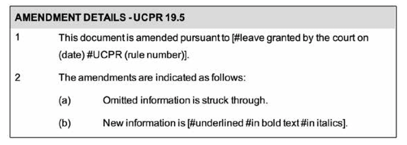 NSW UCPR [Form 3B] Statement of Claim Self-Rep