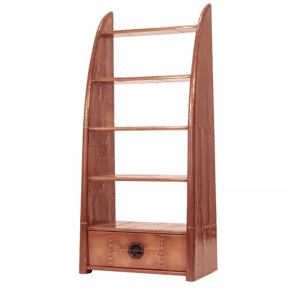AVIATOR Wing Bookcase - Copper Metal Finish | Living & Dining Furniture ...