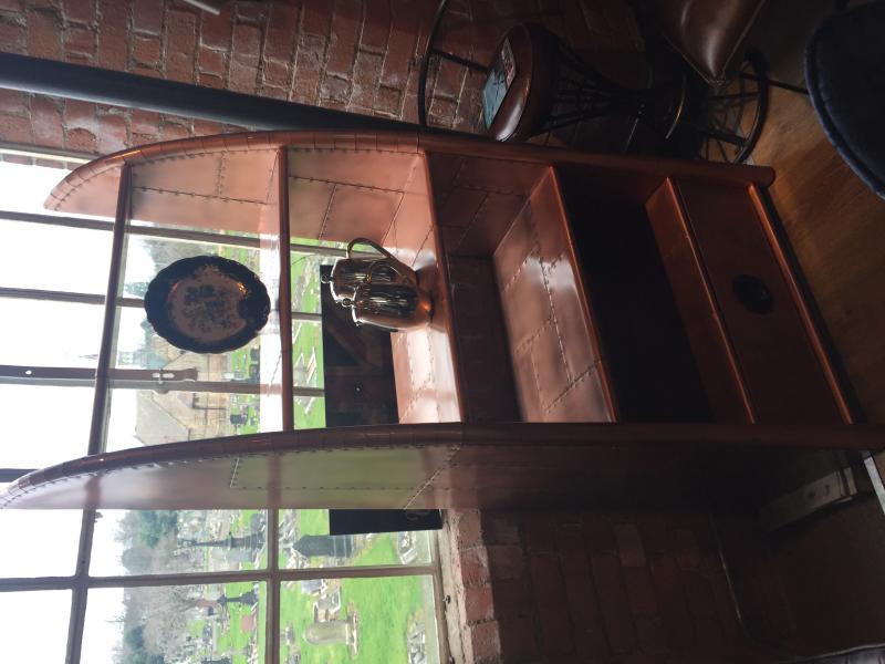 AVIATOR Wing Bookcase - Copper Metal Finish | Living & Dining Furniture ...