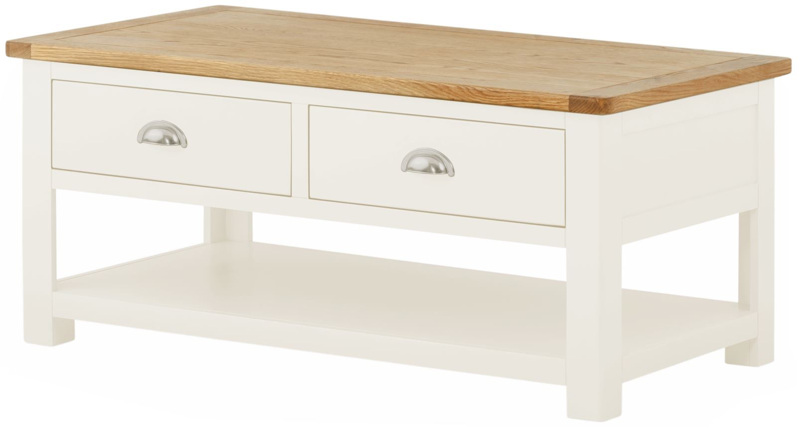 PRESTON Coffee Table with Drawers | Living & Dining Furniture ...