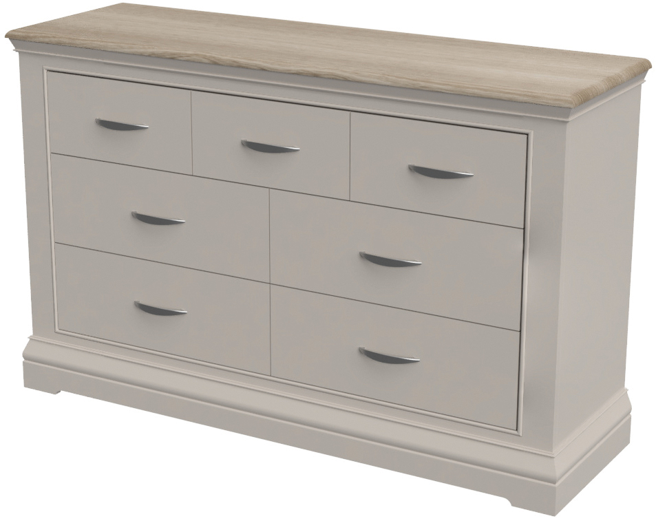 COBBLE 3 Over 4 Drawer Combination Chest | Bedroom Furniture ...
