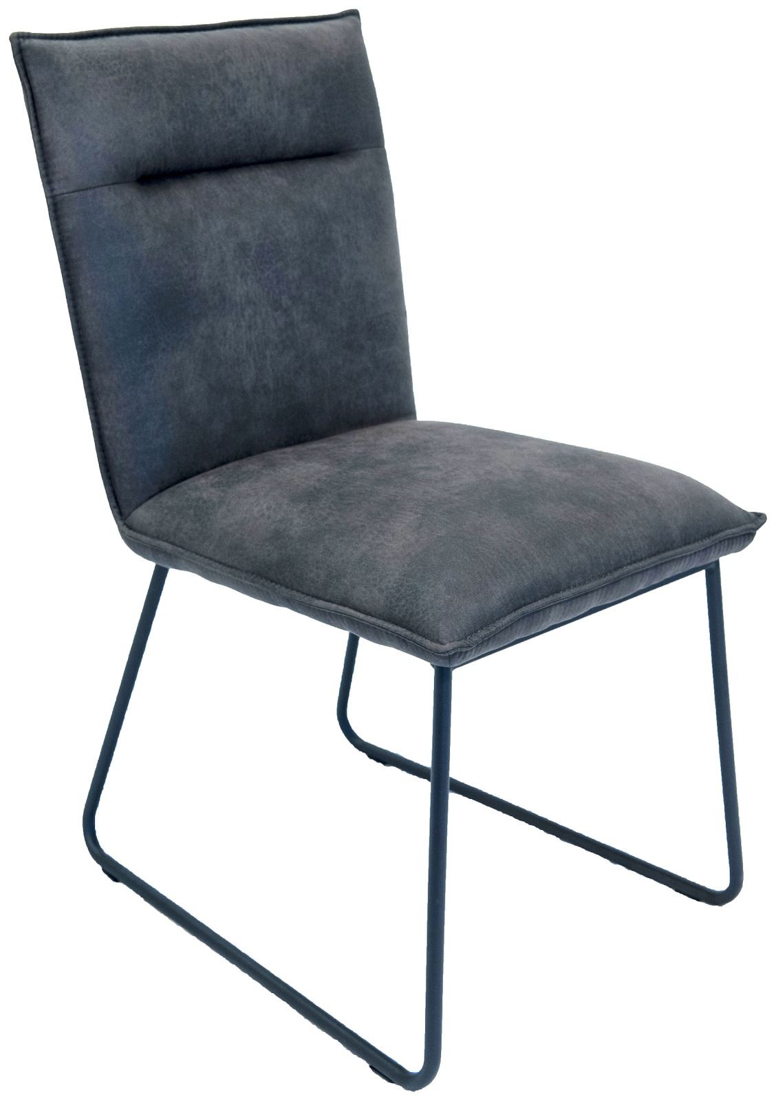 LARSON Dining Chair - Grey Suede | Living & Dining Furniture ...