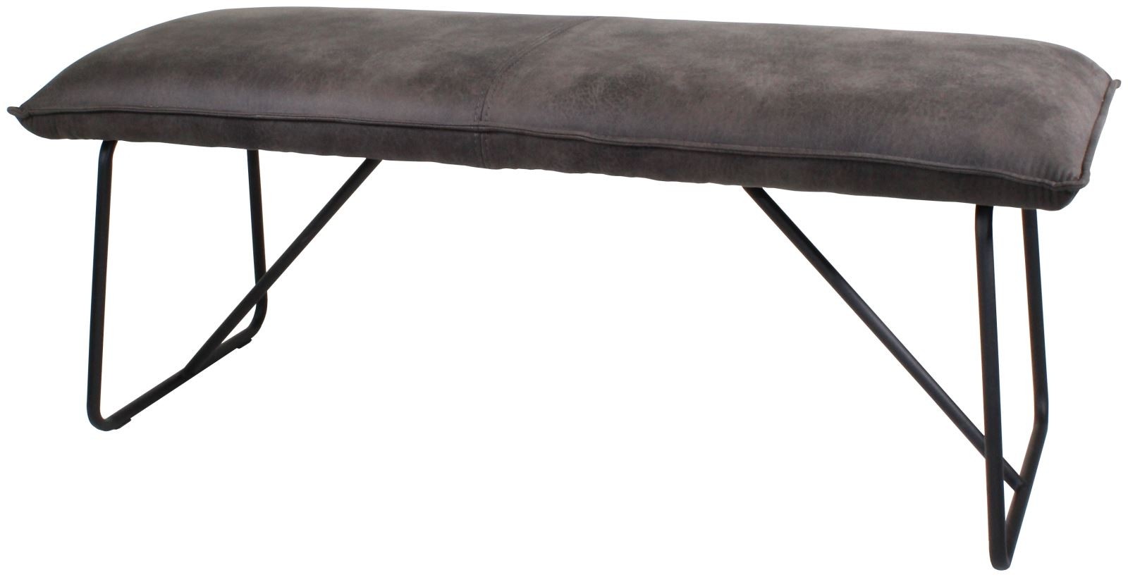 LARSON Bench - Grey Suede | Living & Dining Furniture | Alexander Ellis