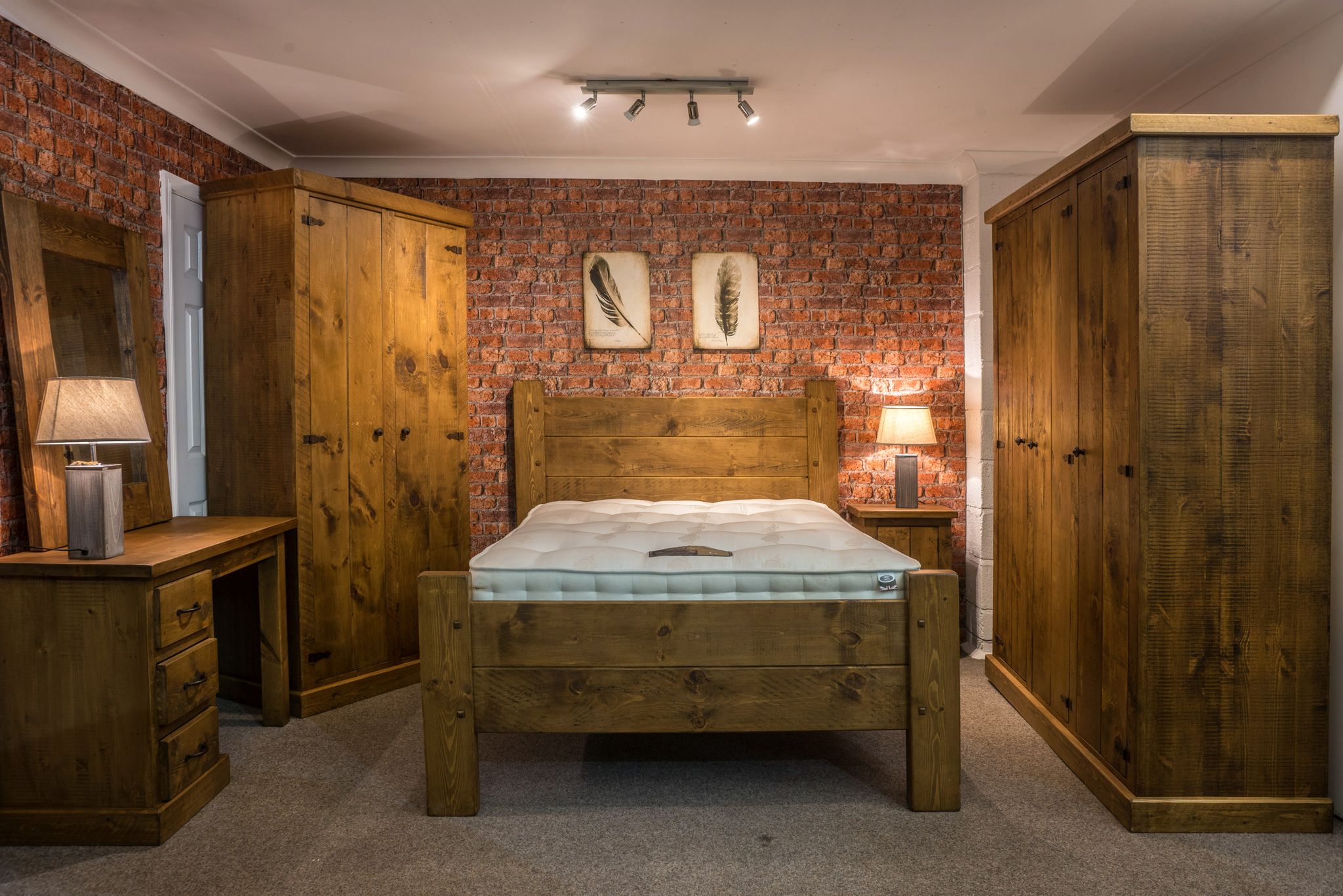 Rustic Plank Bedroom Collection | Rustic Bedroom Furniture | Alexander ...