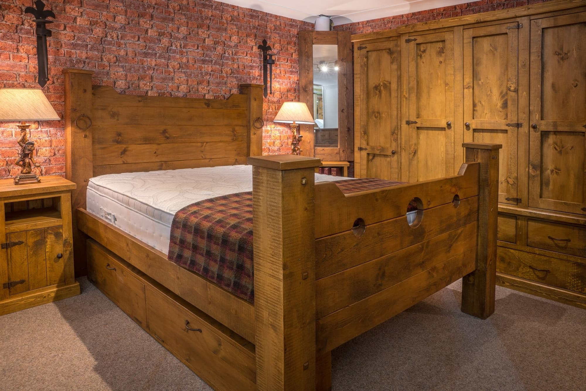 RUSTIC 6' Stocks Bed | Bedroom Furniture | Alexander Ellis