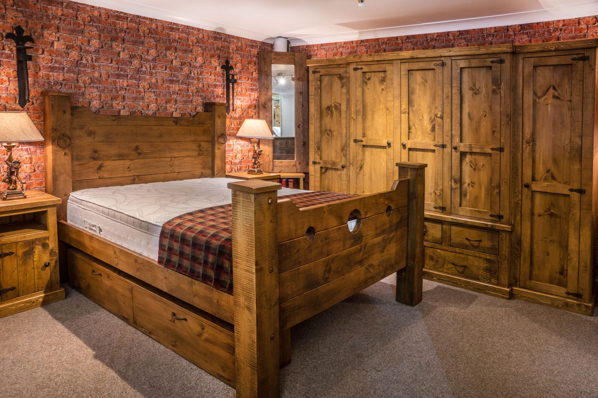 RUSTIC 6' Stocks Bed | Bedroom Furniture | Alexander Ellis