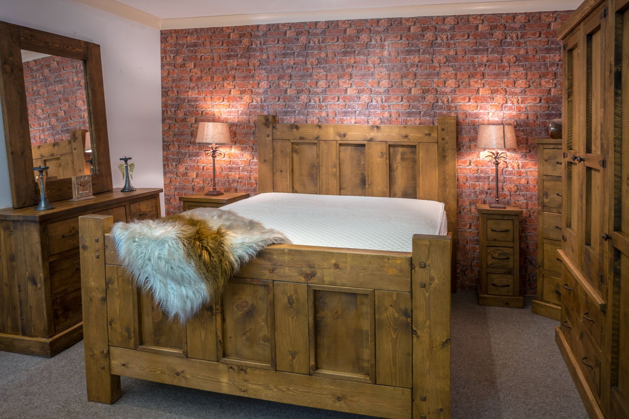 Rustic Panel Bedroom Collection | Rustic Bedroom Furniture | Alexander ...