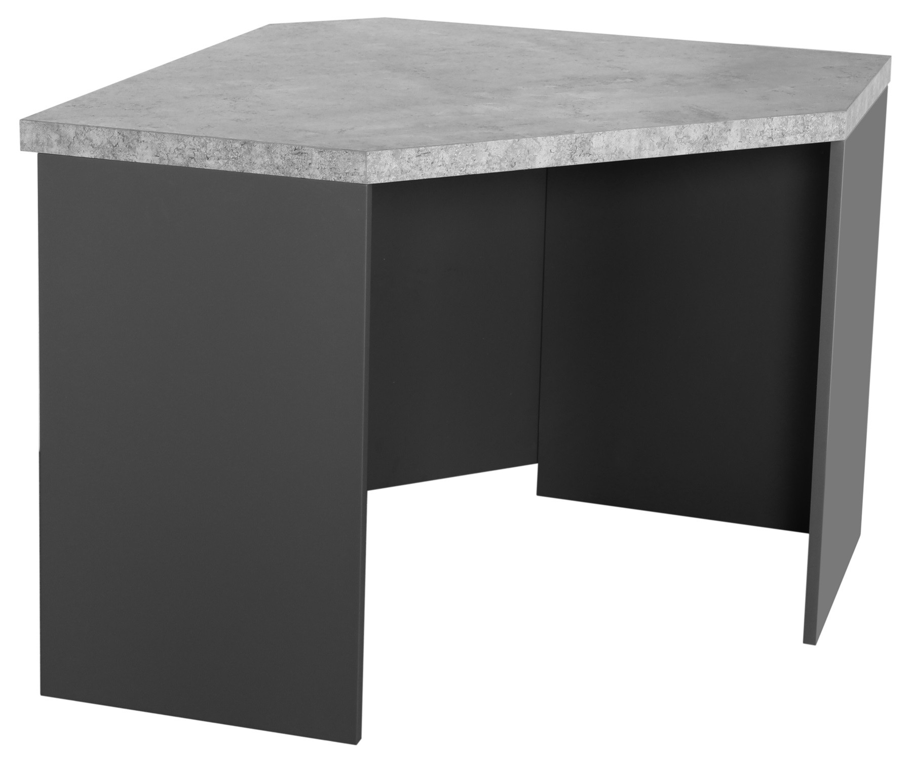 FLEMING Stone Effect Corner Desk | Living & Dining Furniture ...