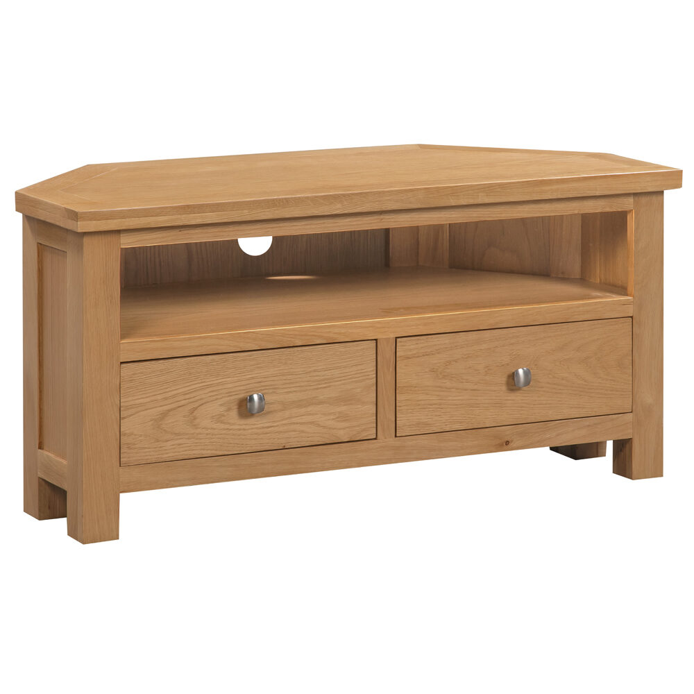 DORCHESTER OAK - Large Corner TV Unit | Living & Dining Furniture ...