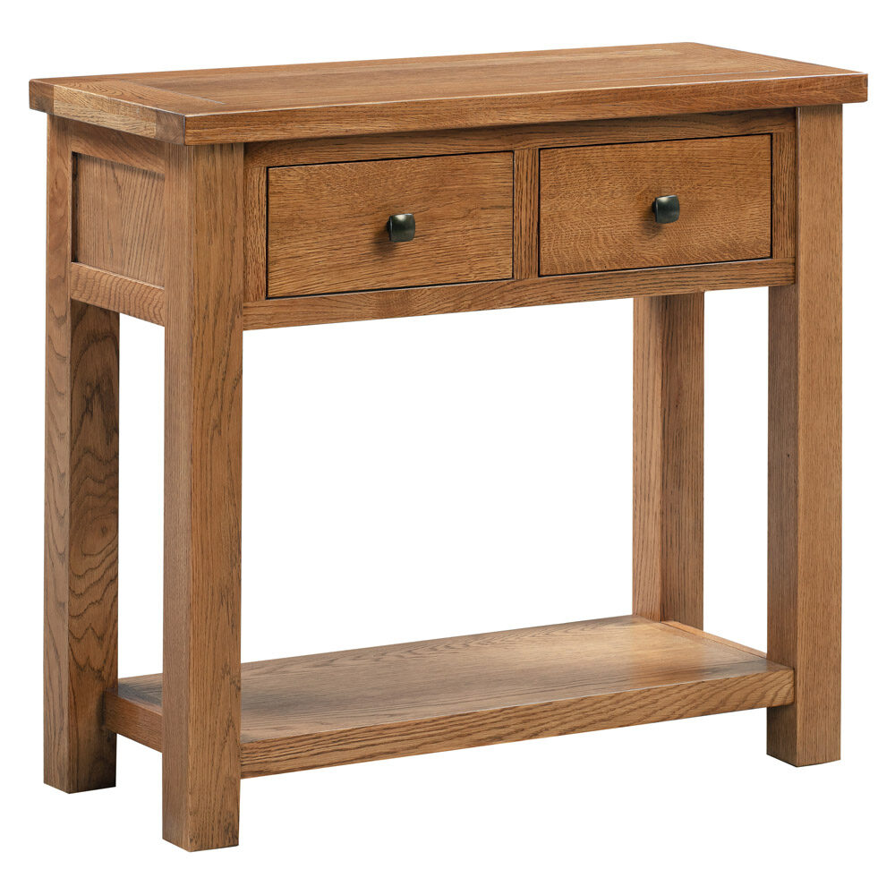 DORCHESTER RUSTIC - 2 Drawer Console Table | Living & Dining Furniture ...