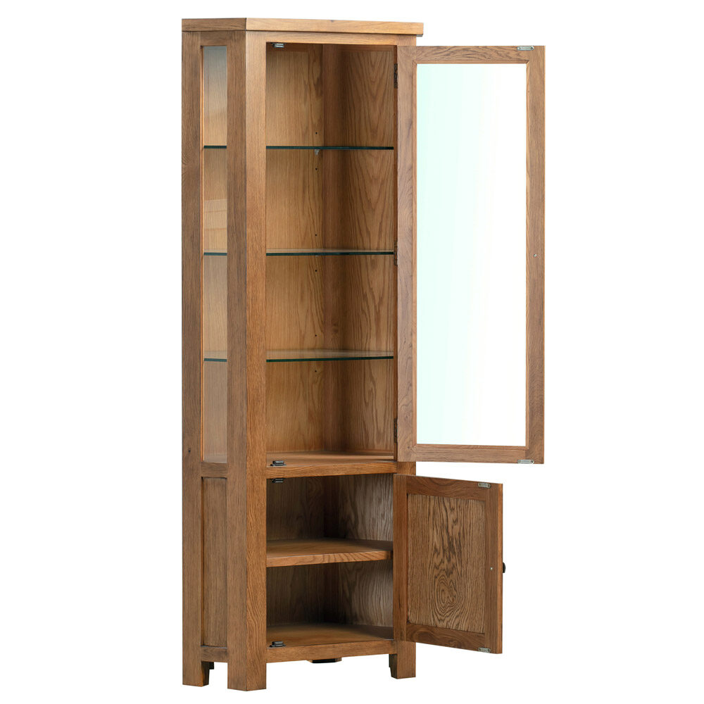 DORCHESTER RUSTIC - Glazed Corner Display Cabinet | Living & Dining ...