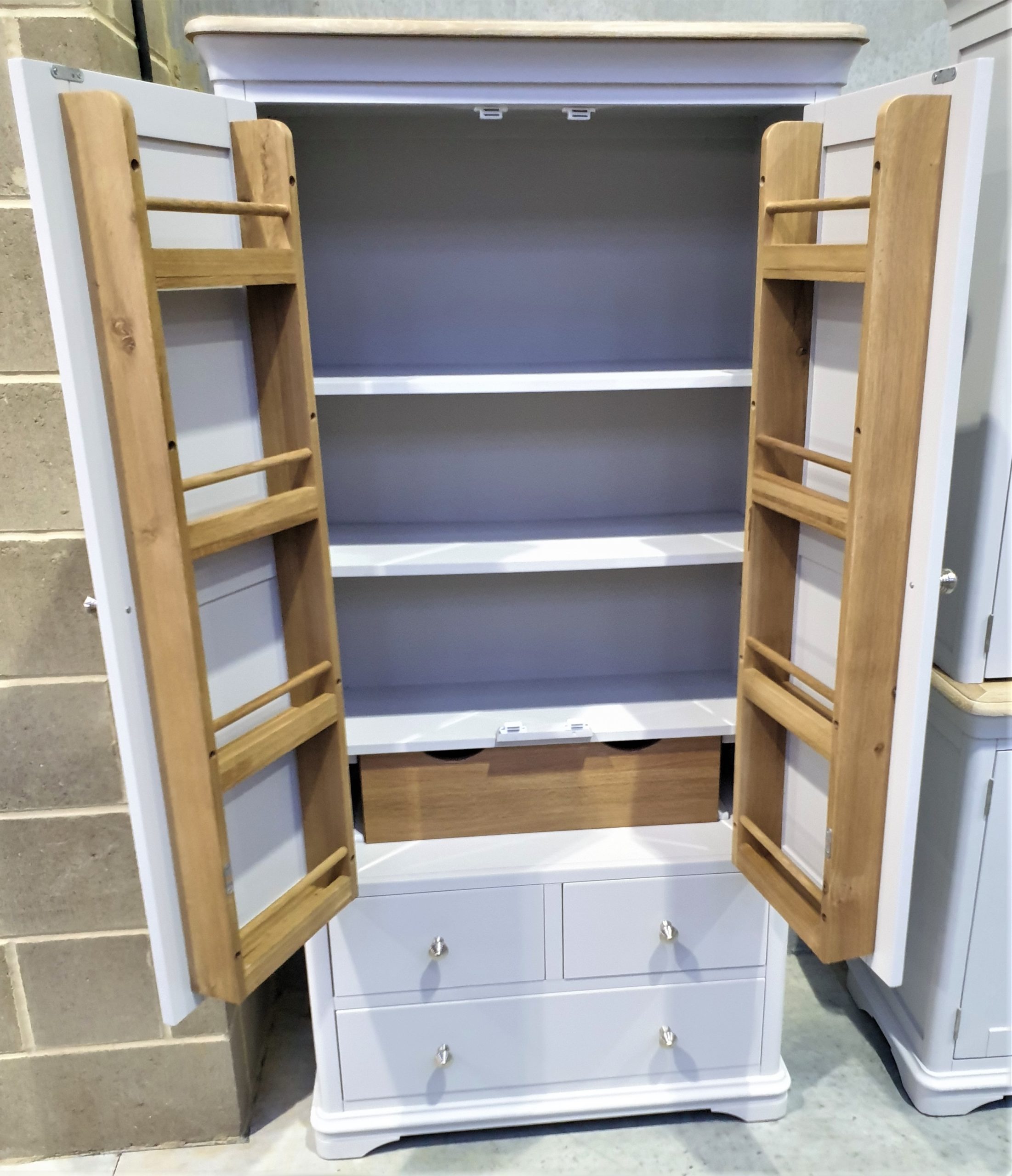 Brighton - Larder Unit With Shelves and Drawers | Living & Dining ...