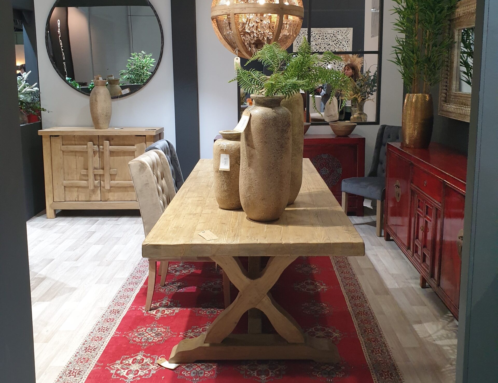 Casa - 2.2m Natural Dining Table | Living & Dining Furniture ...