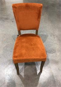 Ripley Chair - Copper Velvet Fabric | Alexander Ellis