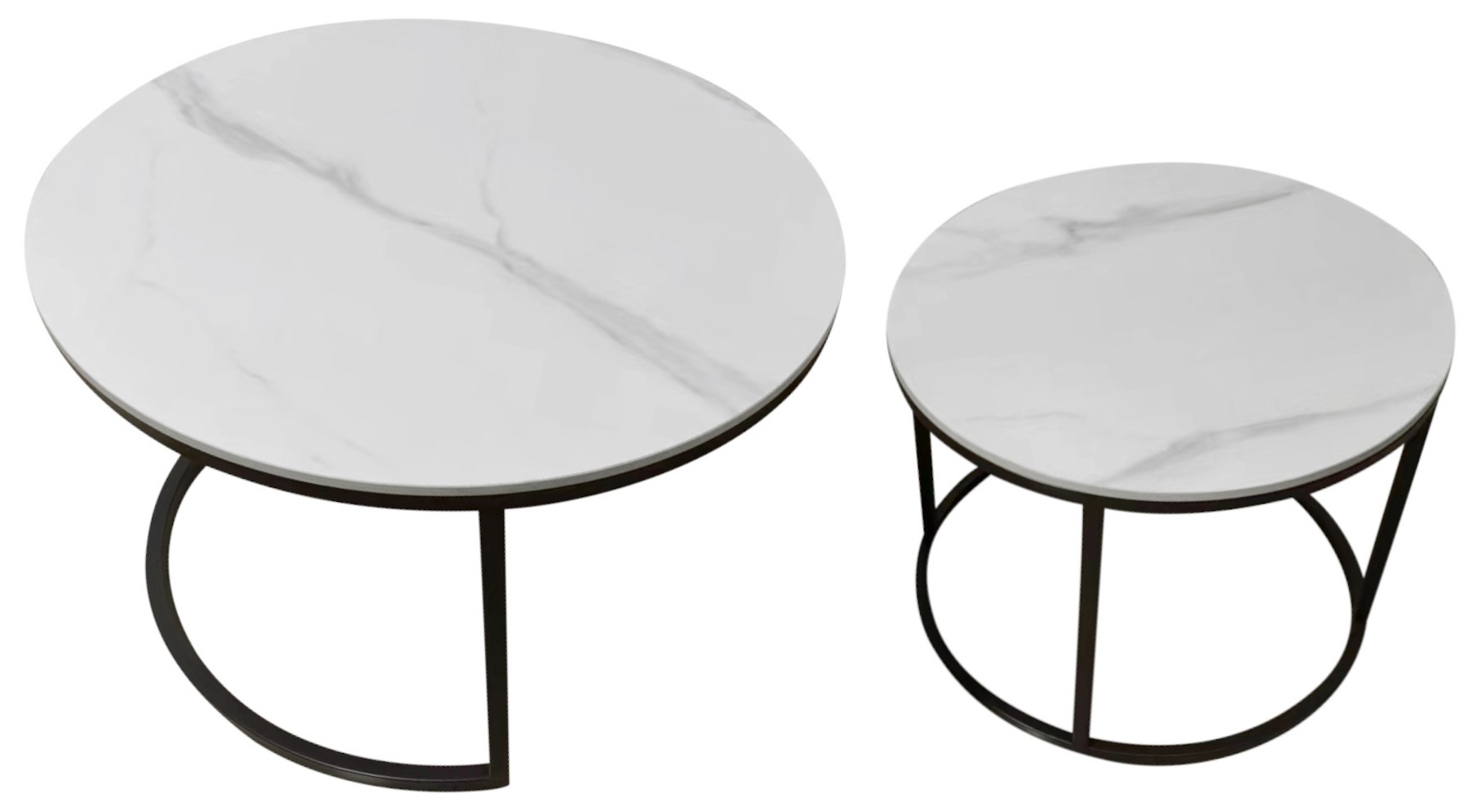 ATHENA Round Nesting Coffee Tables | Living & Dining Furniture ...