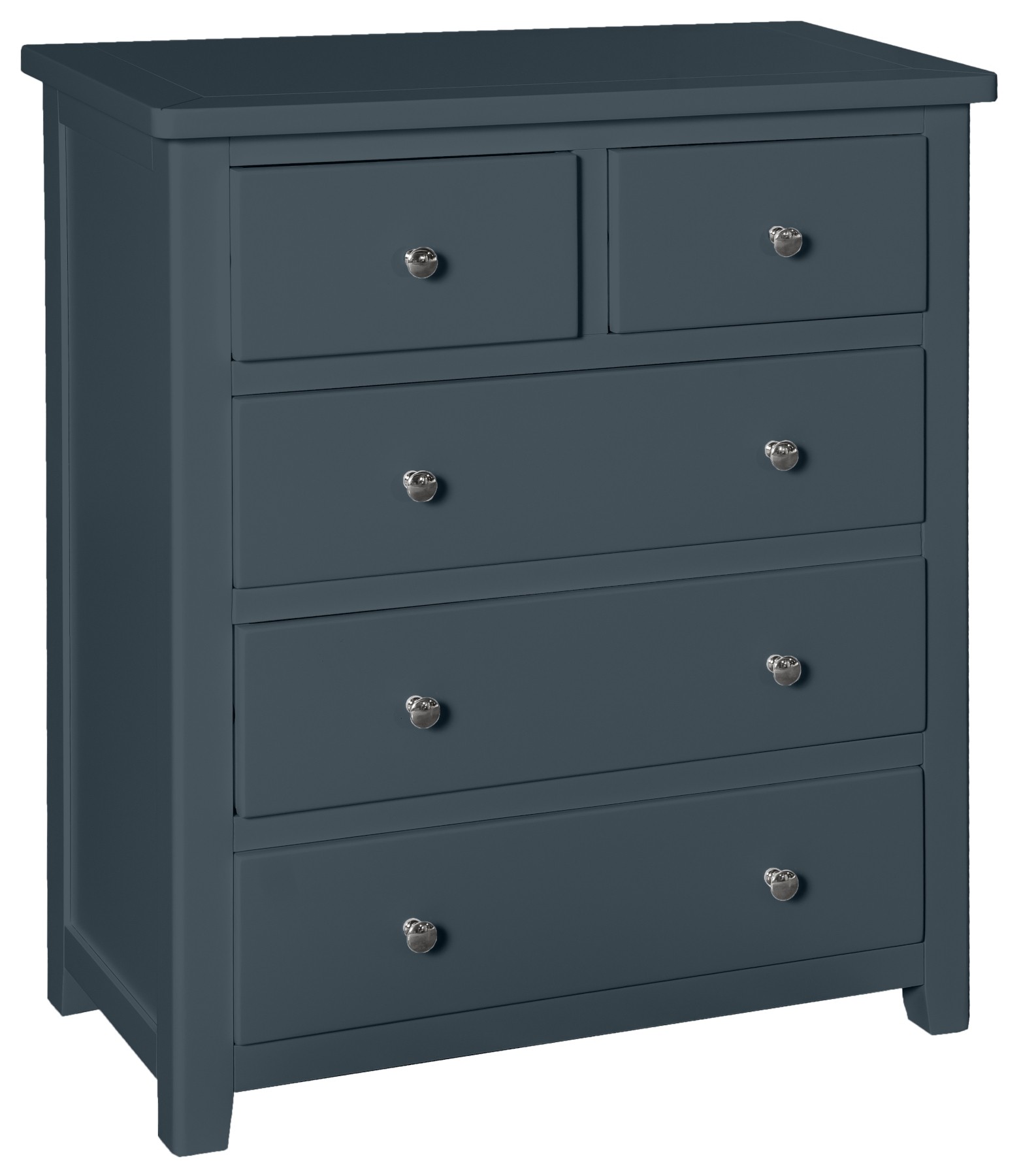 CLASSIC HENLEY Blue 2 over 3 Chest | Bedroom Furniture | Alexander Ellis