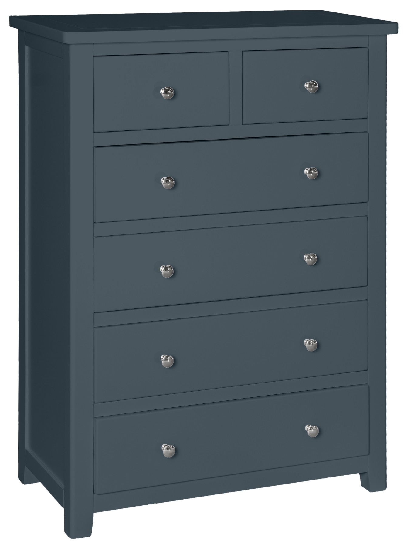 CLASSIC HENLEY Blue 2 over 4 Chest | Bedroom Furniture | Alexander Ellis