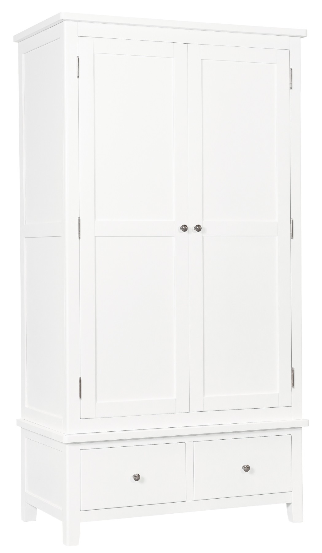CLASSIC HENLEY White 2 Door Gents Wardrobe | Bedroom Furniture ...