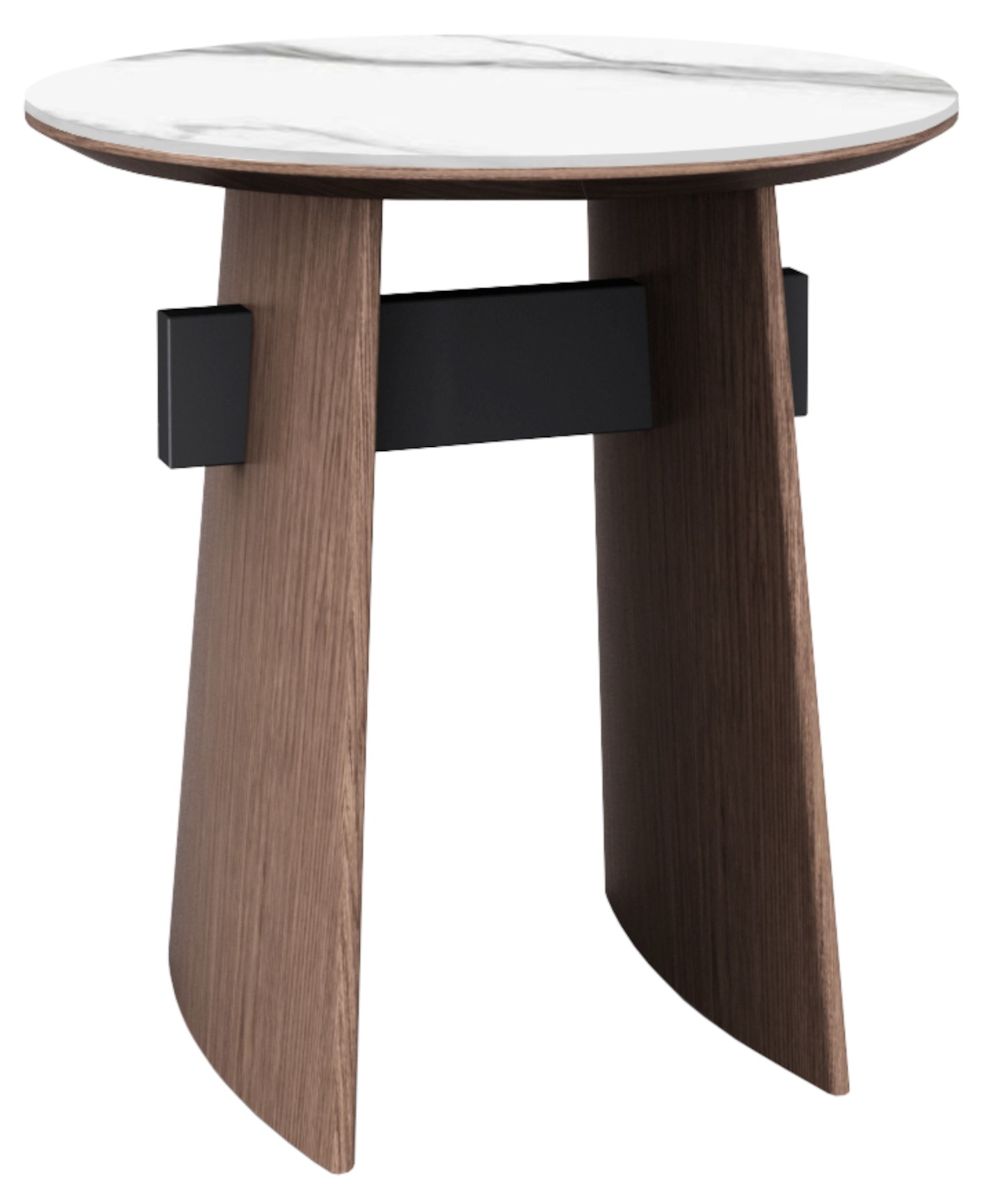 TRENTO Walnut Lamp Table - With Sintered Stone Top | Living & Dining ...