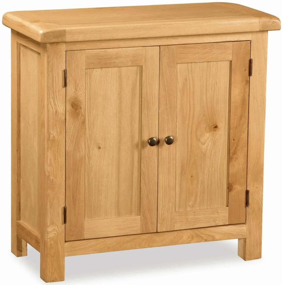 SAN REMO - Natural Oak 2 Door Mini Cupboard | Living & Dining Furniture ...