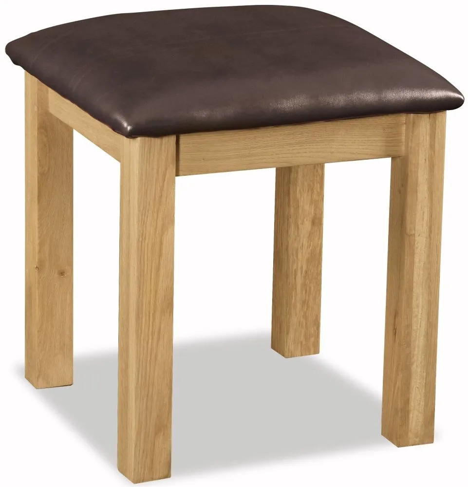 SAN REMO - Natural Oak Stool | Bedroom Furniture | Alexander Ellis